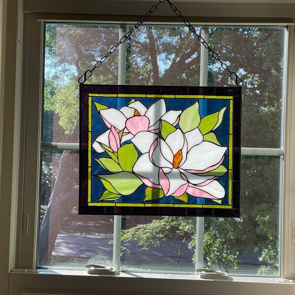 Geometric Stained Glass Stained Glass Panel Stained Glass Suncatchers ...