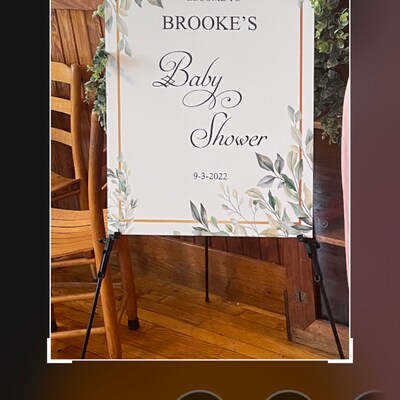 Custom Baby Shower Foam Board Poster Sign, Baby Shower & Event Custom ...