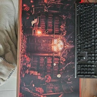 Gothic Raven Mat, Oversized Mousepad, Extended Mouse Pad, Extra Large ...