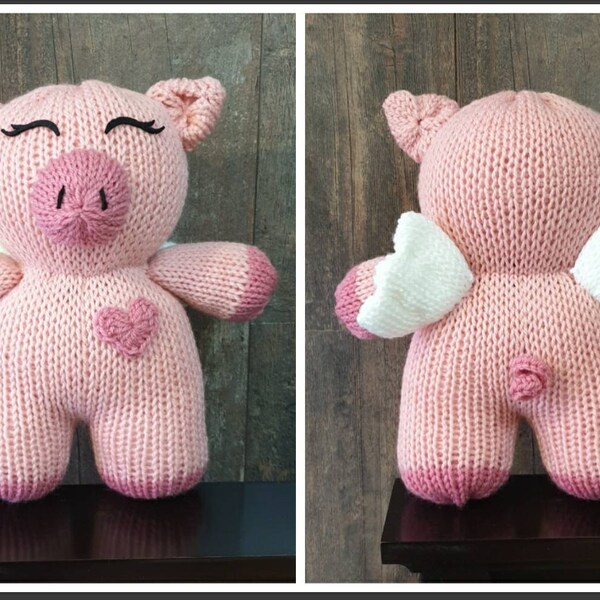 Flying Pig Knitting Machine Pattern PDF ONLY Addi Sentro - Etsy