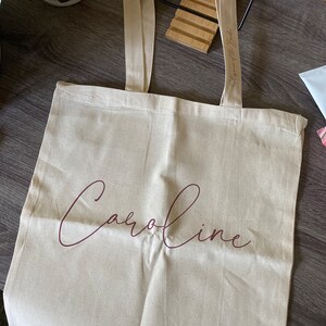 Personalized Script Tote Bag Wedding Welcome Bag - Etsy
