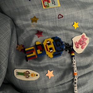 Welcome Home Wally Darling Beaded Keychain Clown Clowncore Accessories ...