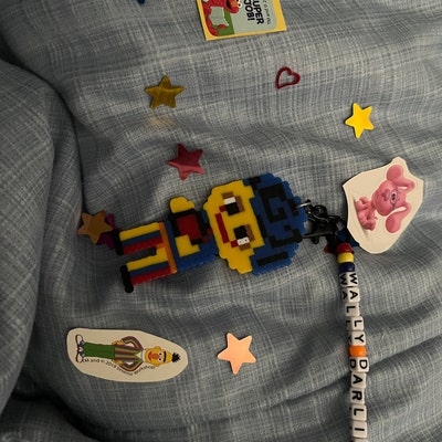 Skibidi Toilet and Tv Man Perler Beaded Keychain Accessories - Etsy ...