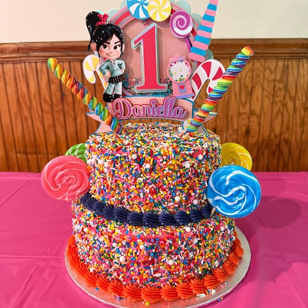Vanellope Sugar Rush Caketopper - Etsy