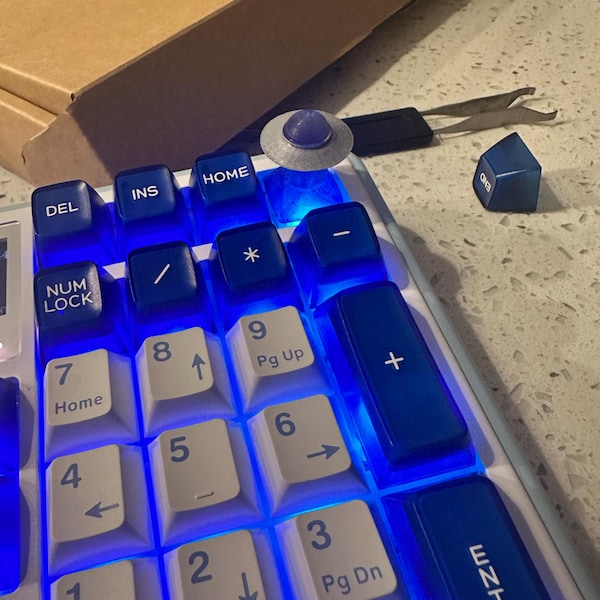 Tile Swimming Pool Keycap - 3D Printed Resin Artisan Cherry MX XDA ...