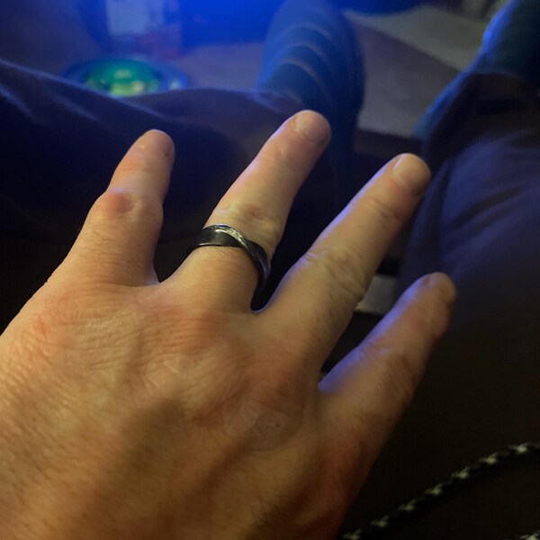 Jesus Christ Men Ring, Religious Signet Ring, IHS Patterned Men Ring ...