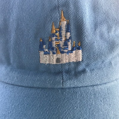 Disney World Cinderella Castle Baseball Dad Hat Custom Monogramming ...