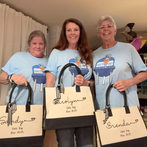 Custom Girls Trip Tote Bag, Girls Trip Gifts, Girls Trip Totes, Girls ...
