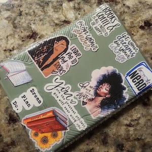 Inspo Sticker Pack Black Girl Planner Stickers Black Woman Handmade ...