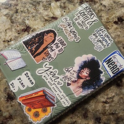 Inspo Sticker Pack Black Girl Planner Stickers Black Woman Handmade ...