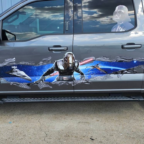 Ice Cream Truck Decal - Funny Car Decal - Trailer Vinyl Decor -ice ...