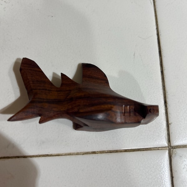 Desert Ironwood Hammerhead Shark Carving - Etsy