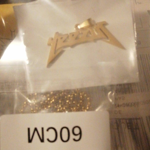 Cole Crown Chain, Silver Golden Stainless Steel Necklace Rapper Cole ...