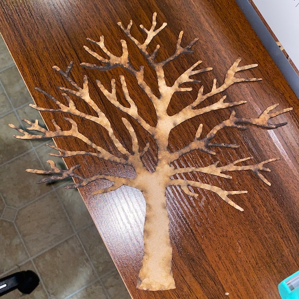 Wooden Tree Shape - Cutout, Home Decor, Unfinished and Available in ...