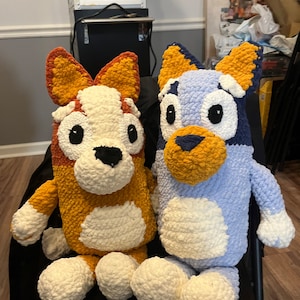 XL Heeler Plush Toys PDF Crochet Pattern - Etsy