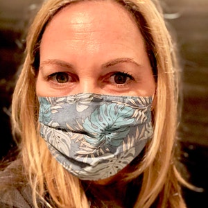 Face Mask, Mask Nose Wire Filter Pocket, Washable Mask, Adjustable Ear ...