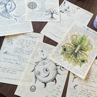 Demon Journal Pages - Demonology Supernatural Ritual - Latin Spells of ...