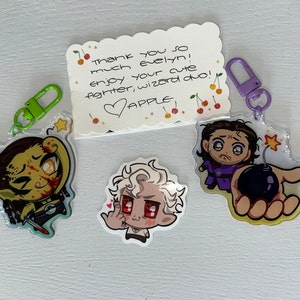 BG3 Cursed Acrylic Keychains - Etsy