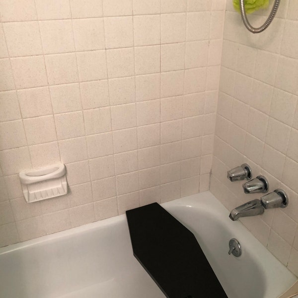 Coffin Shaped Bath Tray With Wine Notch - Etsy