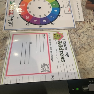 Life Skills for Kids Printable Bundle, Learn to Tell Time, Phone Number ...