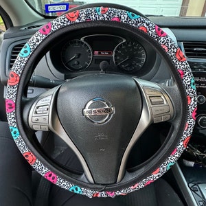 Leopard/serape Steering Wheel Cover - Etsy