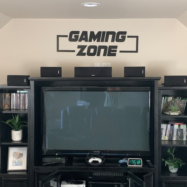 Gaming Zone, 3D Wall Decor, Video Games Sign, Gameroom Sign Gifts ...