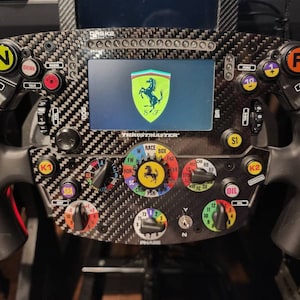 Fanatec Rally Module 10mm Stickers for Various Simulator Wheel/button ...