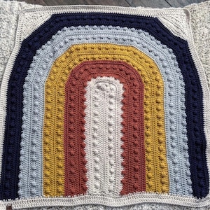 Crochet Rainbow Afghan Pattern - Etsy