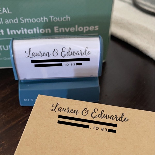 BEST QUALITY Stamp on Etsy | Custom Return Address Stamp Self Inking ...