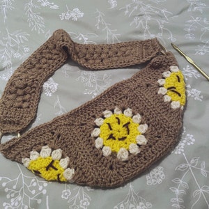 Sunny Daze Crossbody Crochet PATTERN PDF Sunflower Crossbody, Bum Bag ...