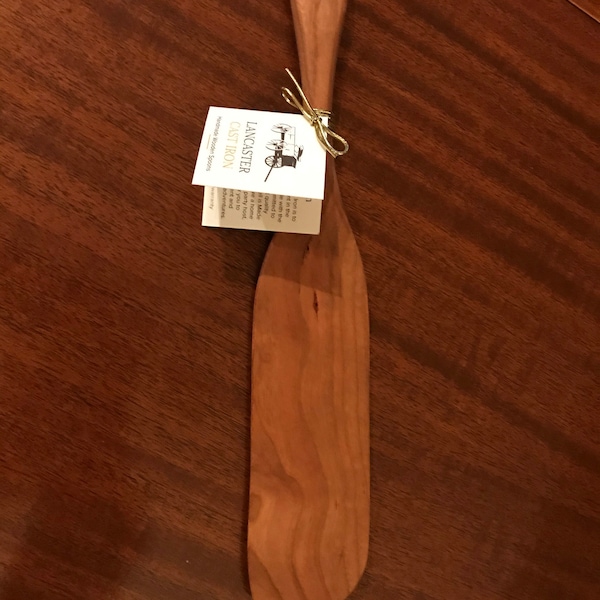 Handmade Wooden Spurtle - 12” Large Stirring Utensil Made in the USA ...