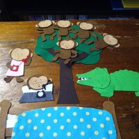 Five Little Birds Felt Story Flannel Board Stories Felt Birds Spring ...