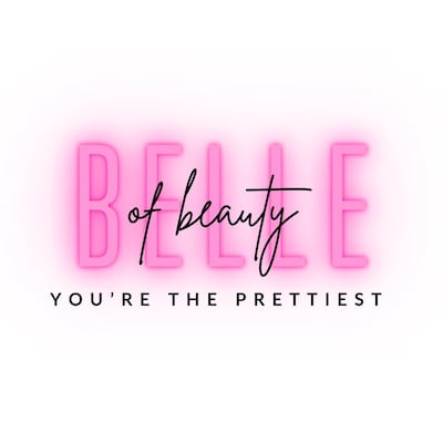 DIY Pink Neon Logo, Salon and Spa Logo, Beauty Logo, Makeup Logo, Hair ...