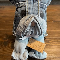 Denim Bear Sewing Pattern PDF Easy Hand Sew From Scraps - Etsy Canada
