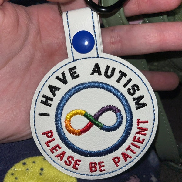 Please Be Patient I Have Autism Tag, Autism Tag for Backpack, Autism ...