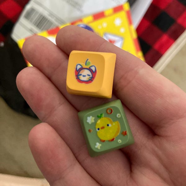 Keycap Keyboard Clicky Fidget Stimming Kawaii Cute Keychain - Etsy