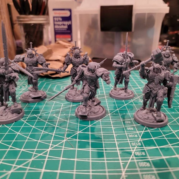 Iron Guard Deadmen Brigade Morior Invictus Dnd Miniature L Archvillain Games L Pathfinder L ...