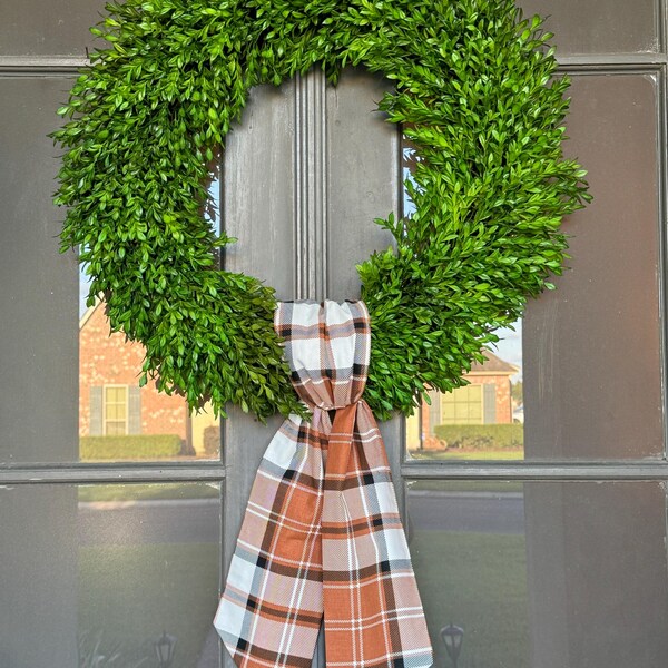 Houndstooth Wreath Sash for Football Fan Front Door Decor Houndstooth ...