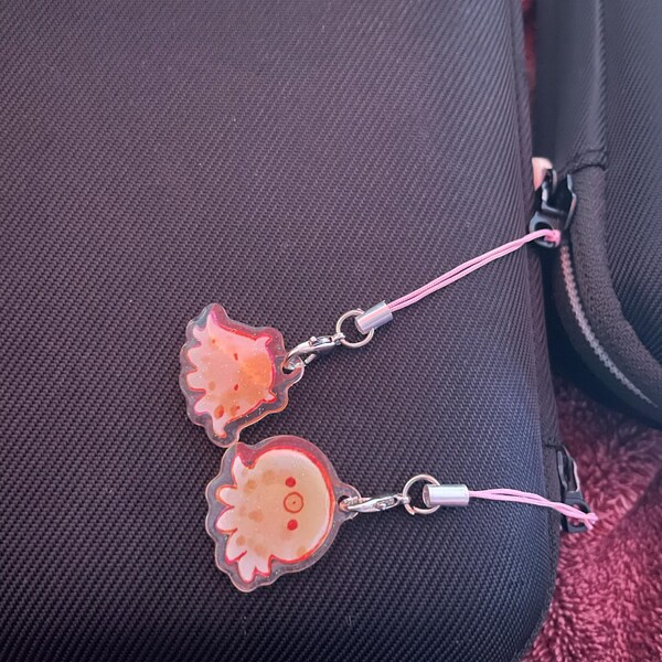 Cute Mochi Squid Plush Keychain - Etsy