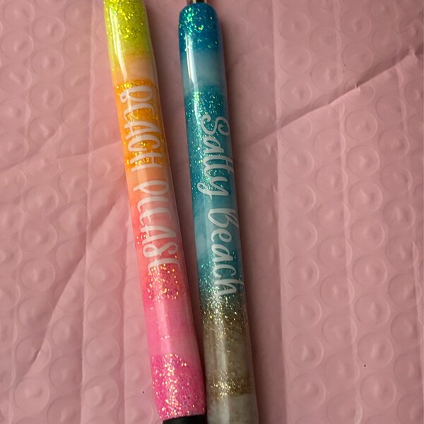 RTS Ready to Ship Glitter Pen Ink Joy Pen Pink Daisy Daisies Flowers ...
