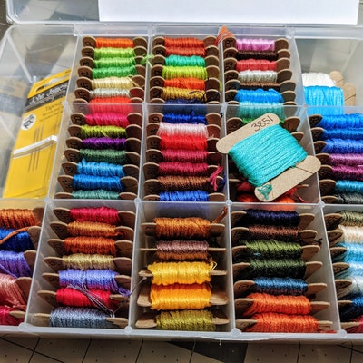 Floss Cards 30 or More Cardboard Chipboard Floss Cards Floss Bobbins ...