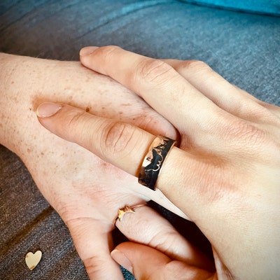 Circuit Board Wedding Band, Computer Science Engagement Ring, PC Board ...