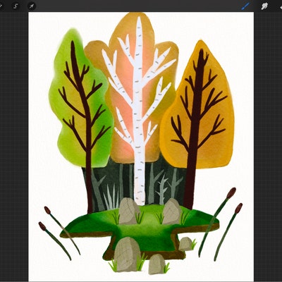 Storybook Watercolor Paper Texture for Procreate - Etsy