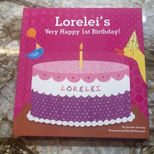 Baby's 1st Birthday Gift 1st Birthday Gift for GIRLS Personalized ...