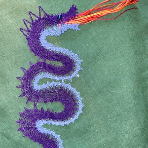 Bobbin Lace DRAGON Pattern, Pdf Lace Patterns to Print at Home, Diy ...