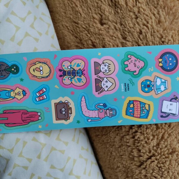 Don't Hug Me I'm Scared Stickers for Kawaii Journaling - Etsy