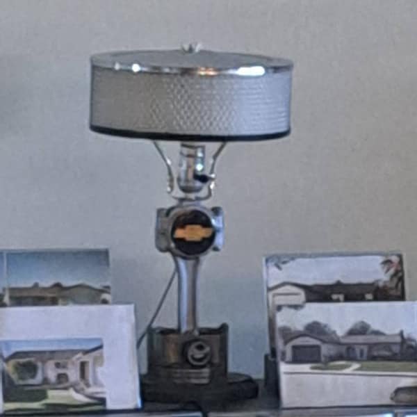Vintage Patina Ratrod Chevrolet Desk Lamp - Etsy