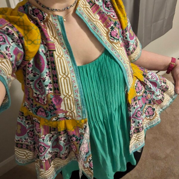 Upcycled Repurposed Embroidered Tablecloth Blouse. 4X. - Etsy