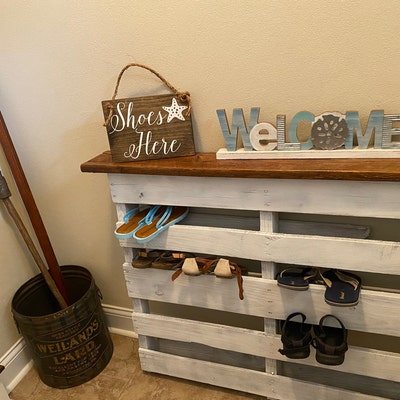 Shoes Here Sign, Shoes Optional Sign, Wedding Beach Sign, Beach Wedding ...