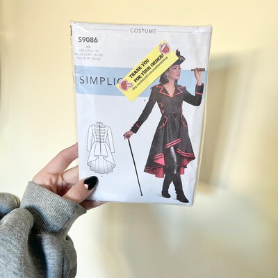 S9086 Sewing Pattern Misses' Costume Pirate Gothic Dress Simplicity ...